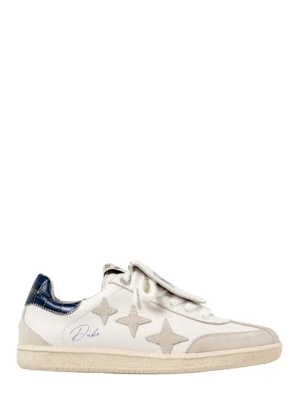 DUKE + DEXTER Plus Duke White + Navy Sneakers - Ny