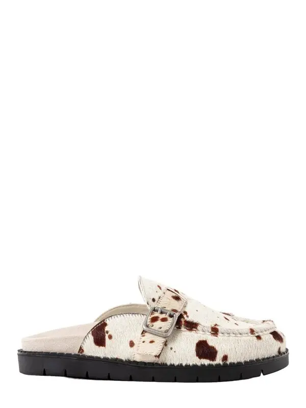 DUKE + DEXTER Winston Cow Mule - Brown Cow