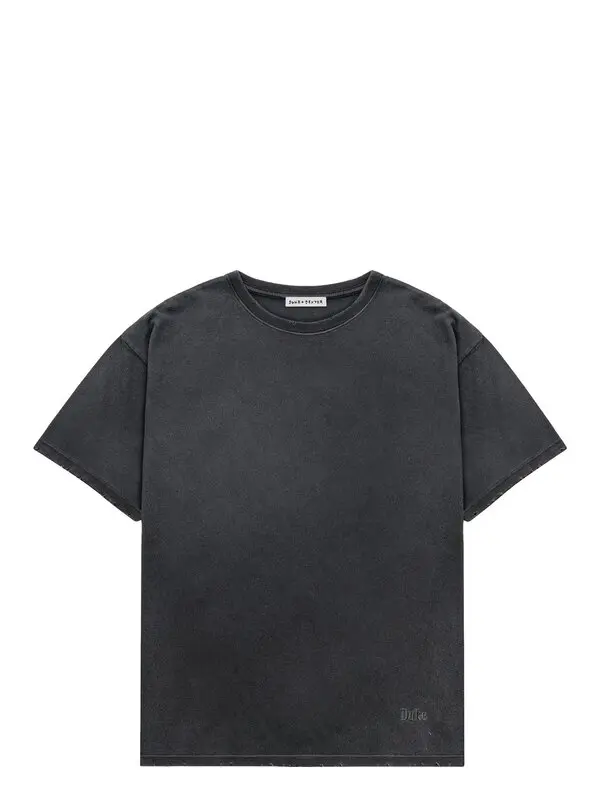 DUKE + DEXTER Sun Faded Workwear T-shirt - Washed Black