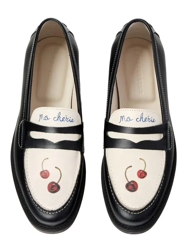 DUKE + DEXTER Wilde Penny Loafer - Cherry