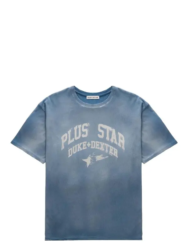 DUKE + DEXTER Vintage Washed T-shirt - Washed Navy