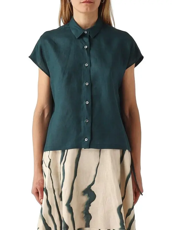 Liviana Conti Button-up Shirt - Green