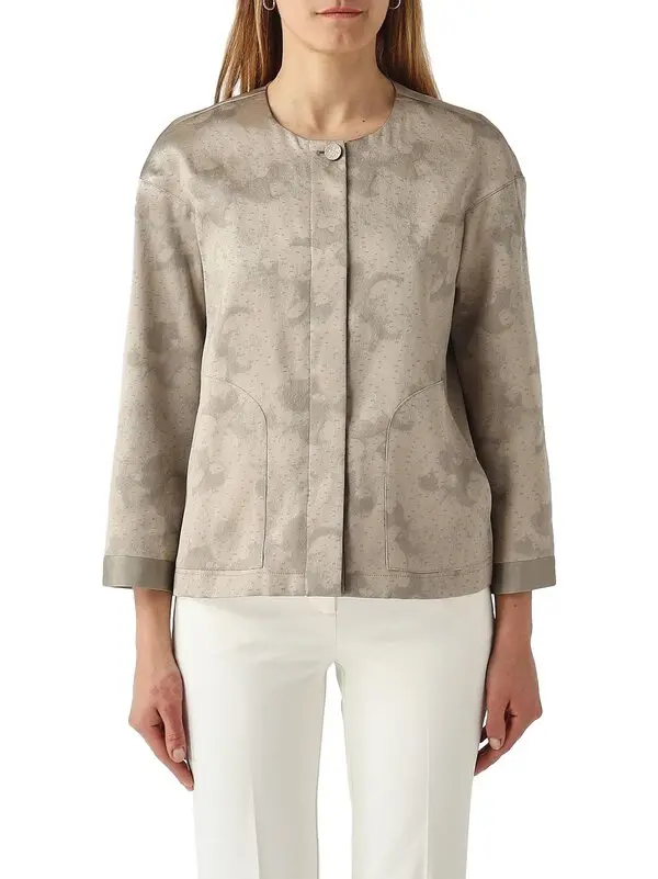 Emporio Armani Textured Jacket - Grey