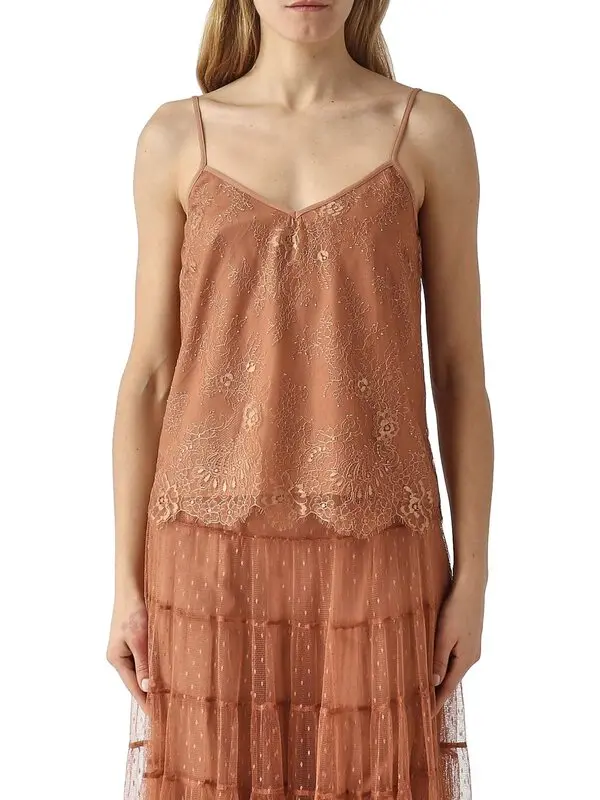TWINSET Lace Camisole - Brown
