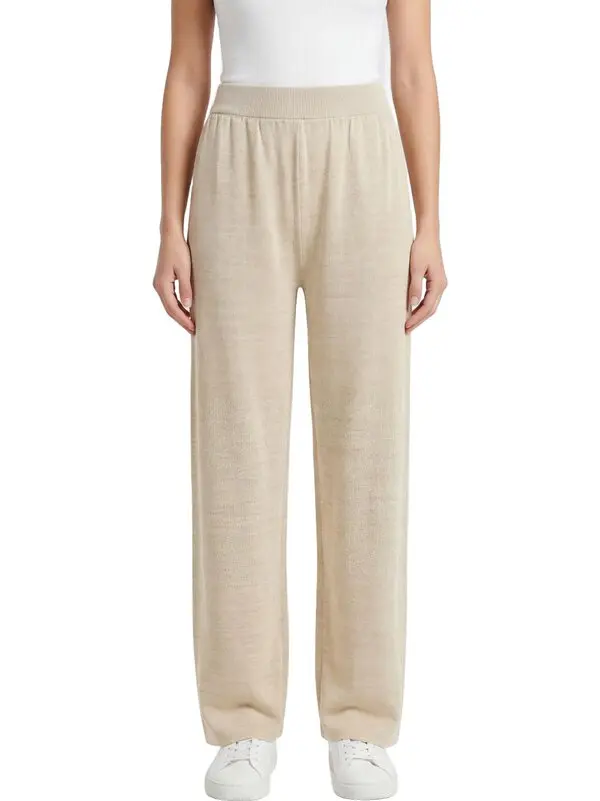 Fabiana Filippi Cotton Blend Straight Trousers - White