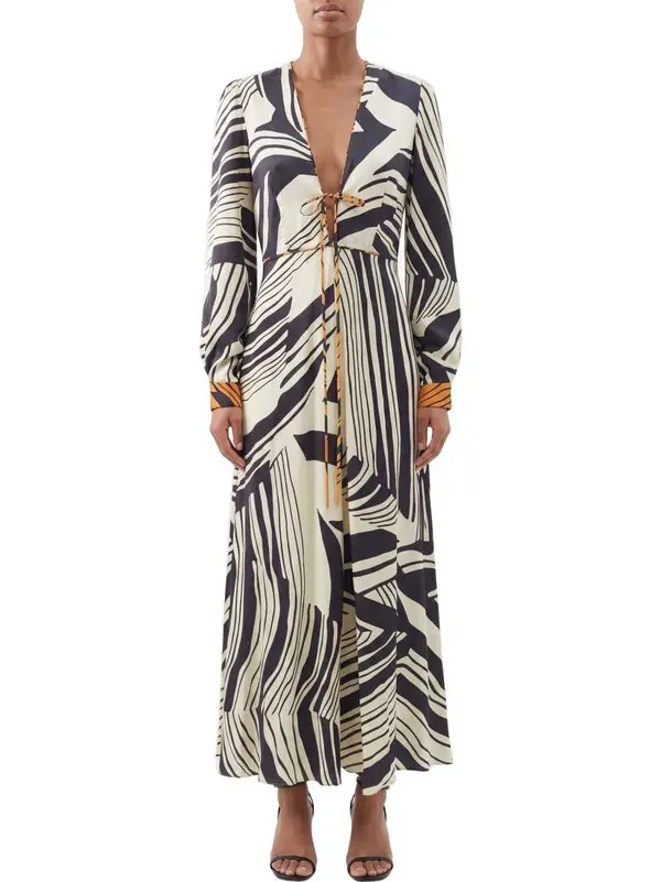 Raquel Diniz Printed Dress - Multicolor