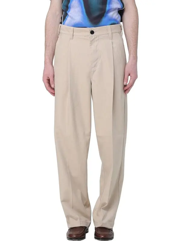 Obey Rayon Blend Wide Leg Trousers - Grey