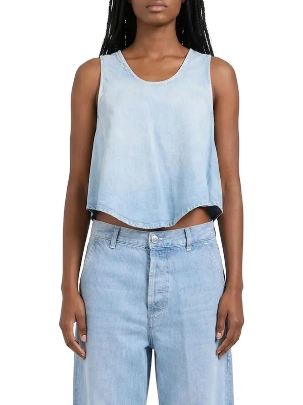 DONDUP Cropped Tank - Blue