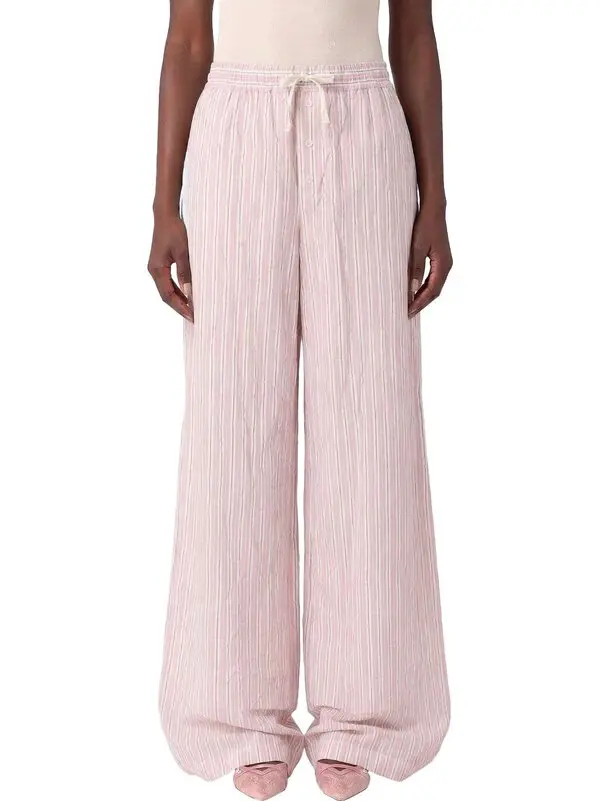 ROBERTO COLLINA Wide Leg Trousers - Pink