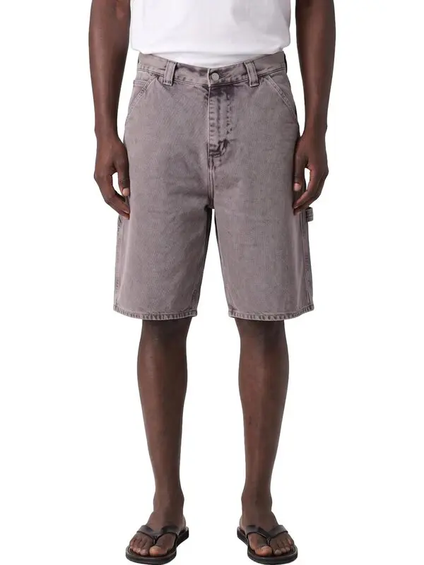 Carhartt Work In Progress Cotton Cargo Bermuda Shorts - Denim