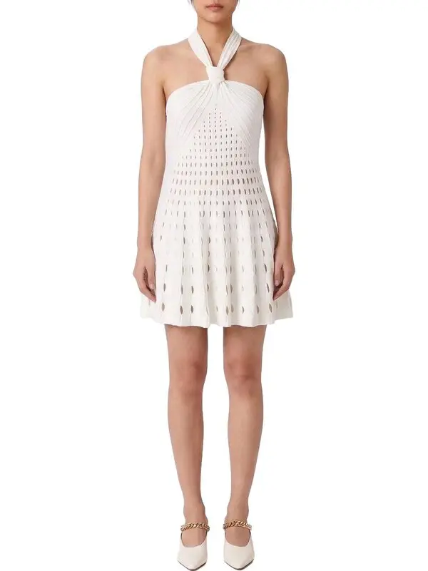 Simkhai Halterneck Mini Dress - Ivory