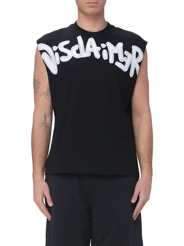 DISCLAIMER Sleeveless T-shirt - Black
