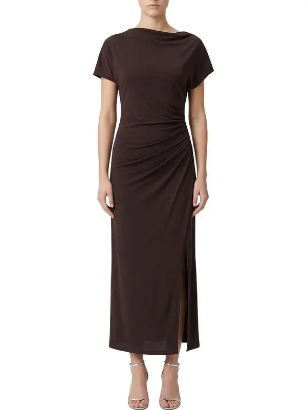 Erika Cavallini Midi Length Dress - Brown