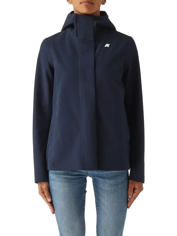 K-WAY Madalina Bonded Jersey Jacket - Blue