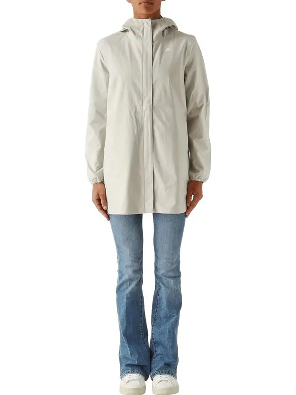 K-WAY Hooded Jacket - Beige
