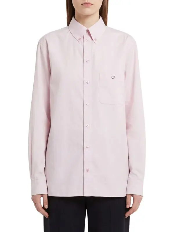 Coperni Button-up Shirt With Pocket - Pink