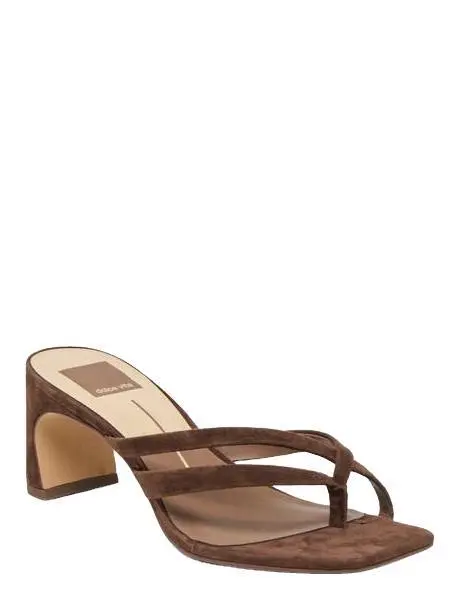 Dolce Vita Gessie Sandal - Dark Brown Suede
