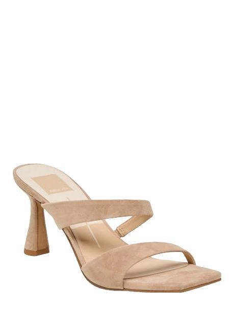 Dolce Vita Icelyn Suede Slide Sandal - Camel Suede