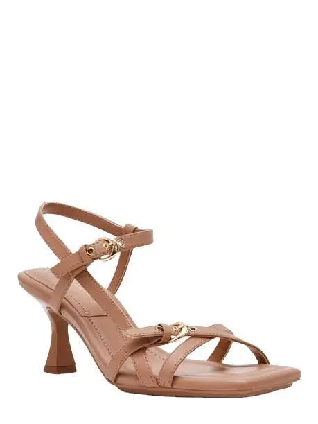 Anne Klein Jaydyn Kitten Heel Sandal - Tan