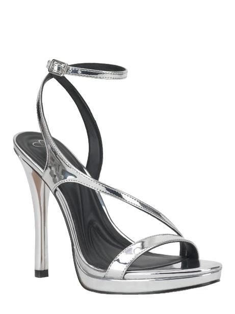 Jessica Simpson Dixia Stiletto Sandals - Silver