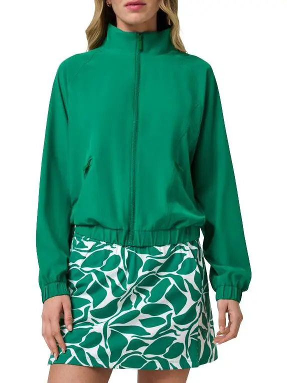 Travis Mathew Breezeblend Tracel Jacket - Green Tambourine