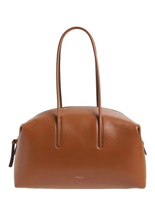 DEMELLIER The Florence Woven Leather Tote - Tan
