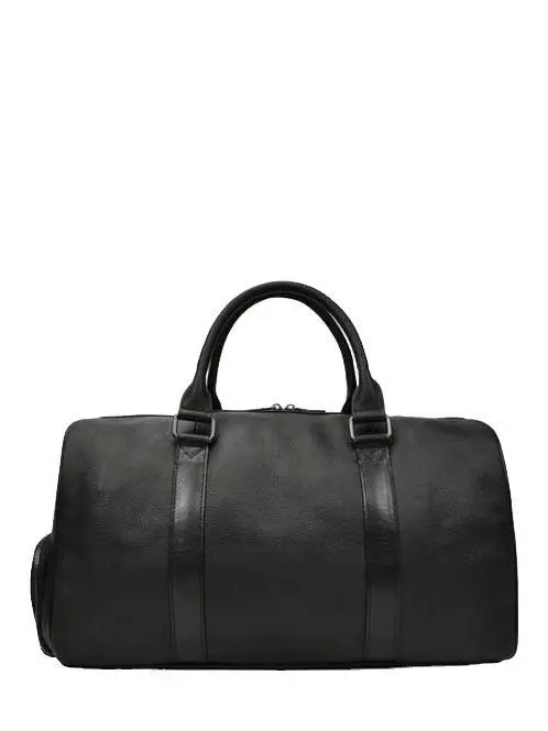 STEEL HORSE LEATHER The Endre Weekender Bag - Black