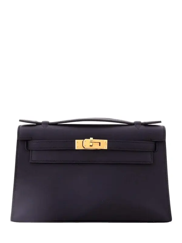 Hermès Kelly Pochette Swift - Noir