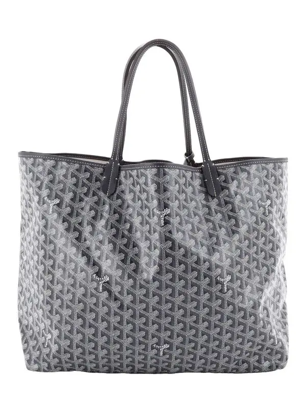 Goyard Saint Louis Gm Tote Coated Canvas - Gray