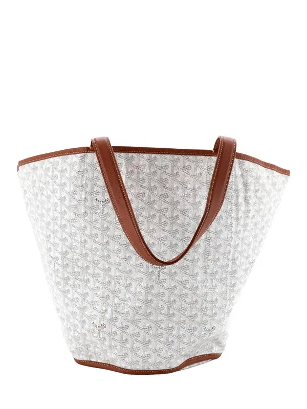 Goyard Belharra Reversible Tote Coated Canvas - White