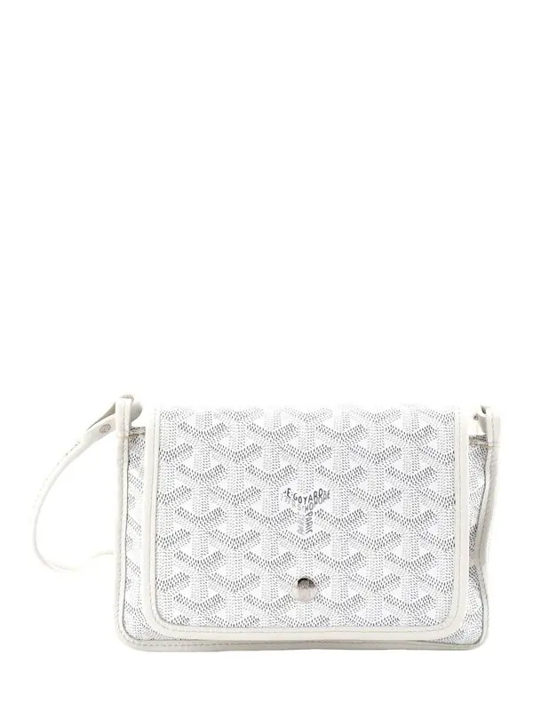 Goyard Plumet Clutch Wallet Coated Canvas - White