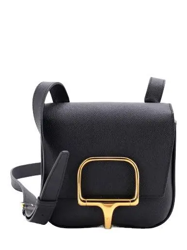 Hermès Della Cavalleria Shoulder Bag Epsom Mini - Black