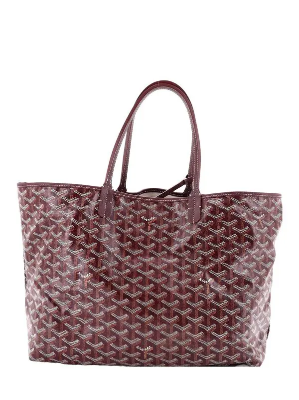 Goyard Saint Louis Pm Tote Coated Canvas - Red