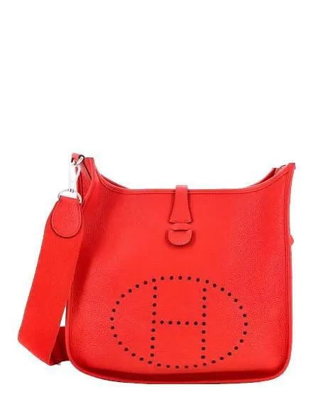 Hermès Evelyne Bag Gen Iii Clemence Pm - Red