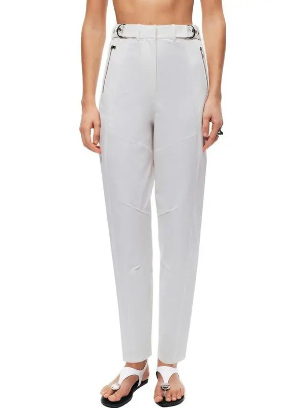 NOCTURNE High-waist Tailored Tapered Pants - White