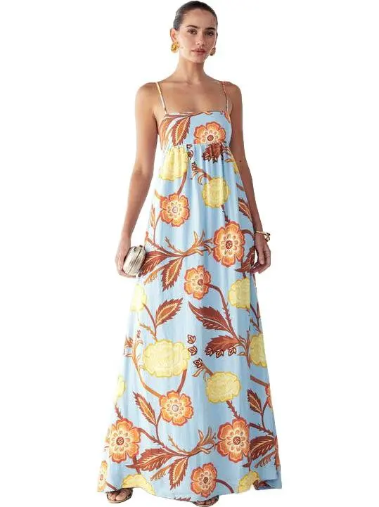 ST MRLO Aster Maxi Dress - Coastal Floral