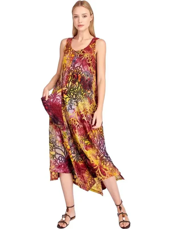 Alembika Cascade Tank Maxi Dress - Mix