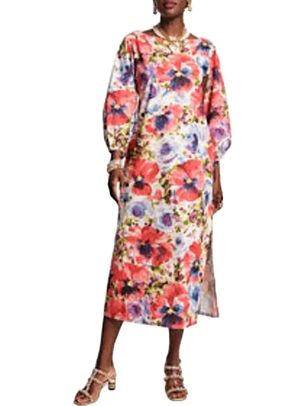 FRANCES VALENTINE Minnow Maxi Dress - Pink/purple/multi