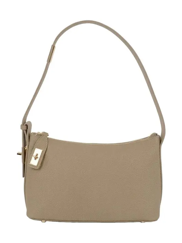 MODENAIRE Leather Shoulder Bag - Cream