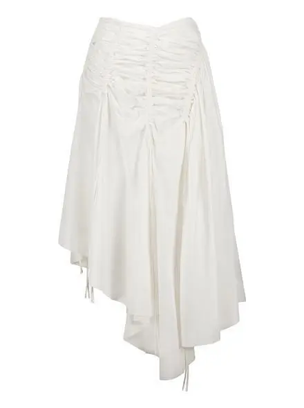 SAEMDI Simmi Cotton Skirt - Ivory