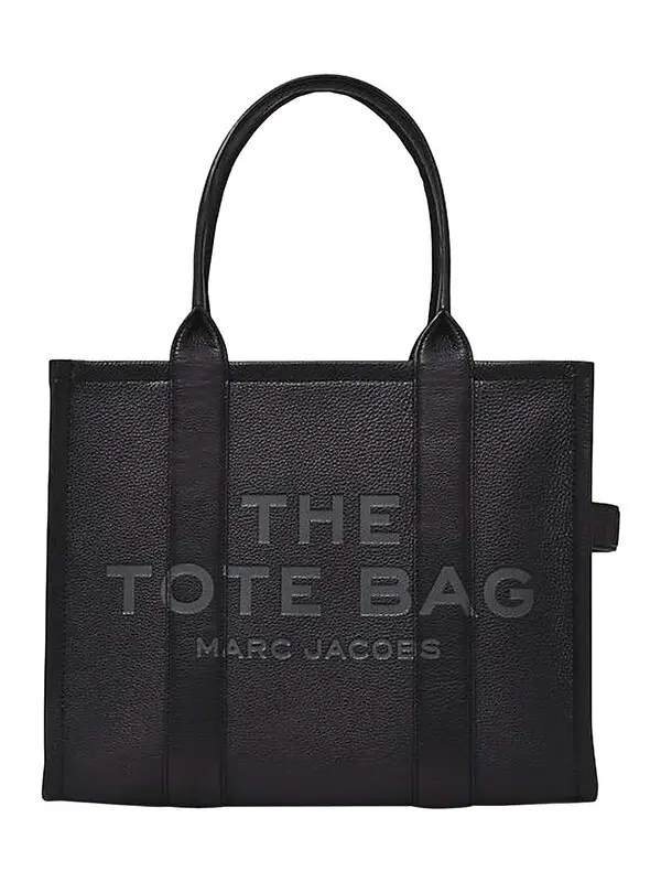 Marc Jacobs The Large Leather Tote Bag - Black