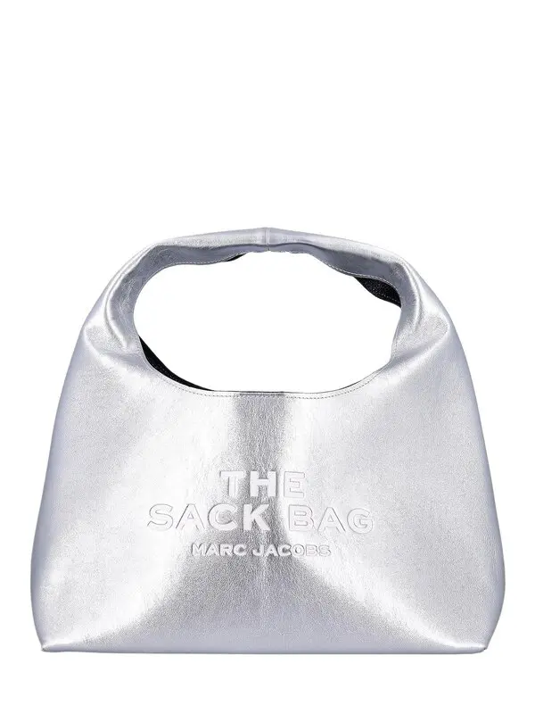 Marc Jacobs The Metallic Sack Bag - Silver