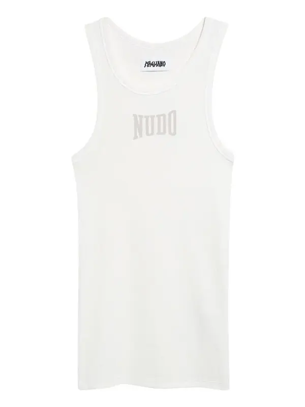 MAGLIANO Nudo Rib Tank - White