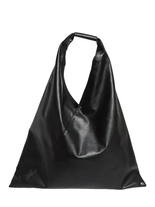 MAISON MARGIELA Xl Box Leather Handbag - Black