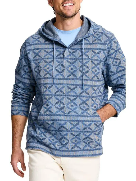Tommy Bahama Cotton Pullover Hoodie - Infinity Sky