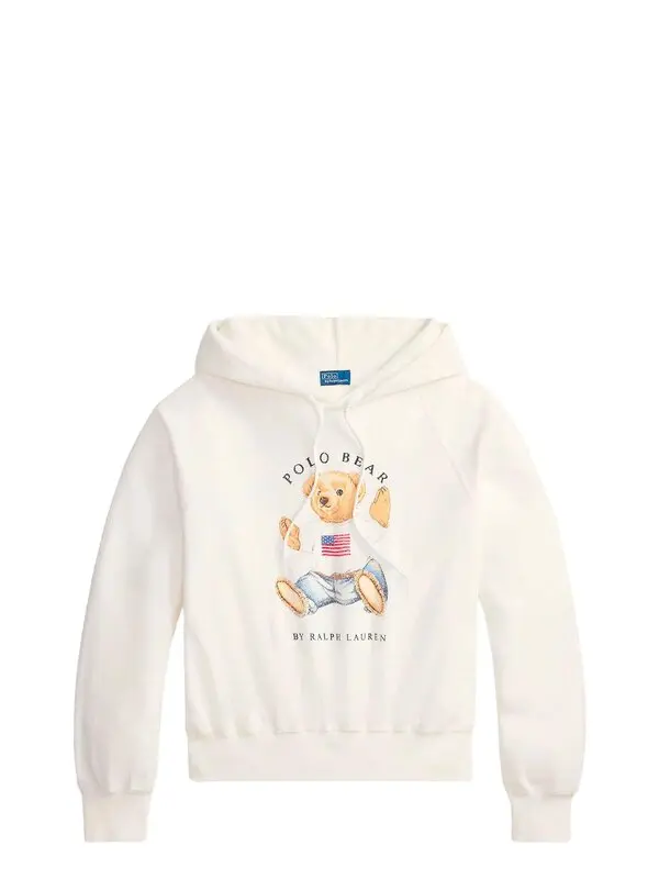 Polo Ralph Lauren Hooded Teddy Sweater - White