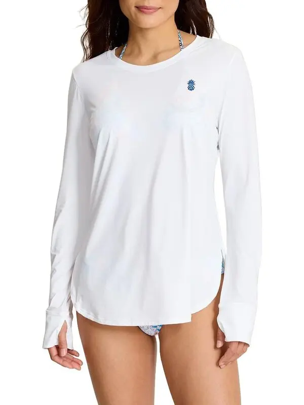 Tommy Bahama Tropical Upf 50+ Rashguard - White
