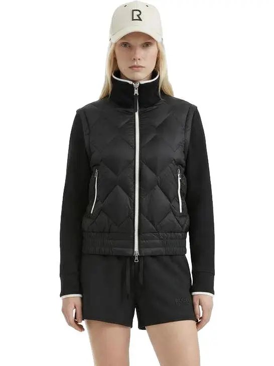 Rudsak Prisa Quilted Down Jacket With Removable Sleeves - Black