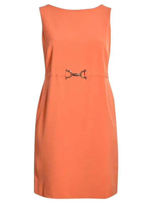 KASPER Buckle Belted Sheath Dress - Mandarin