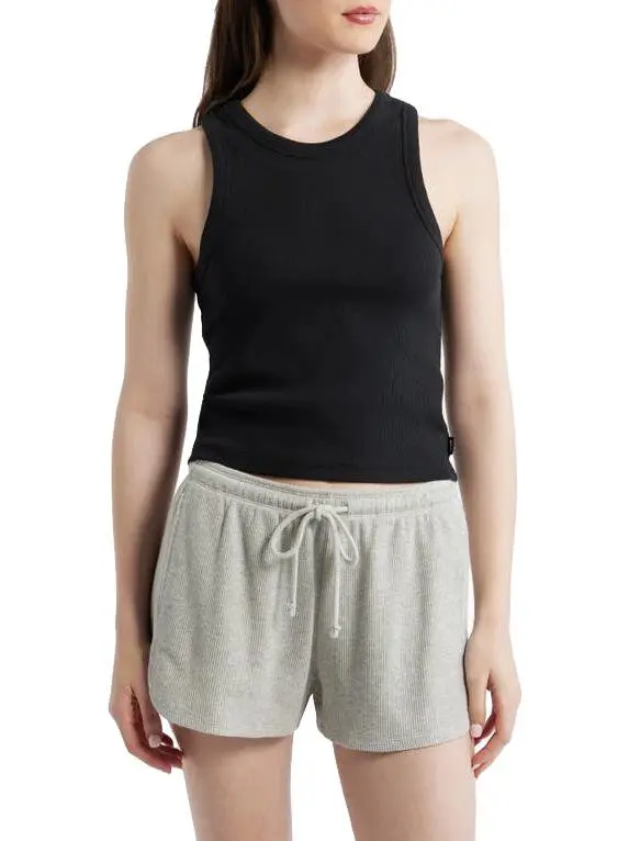 Rip Curl Classic Stretch Cotton Rib Tank - Black